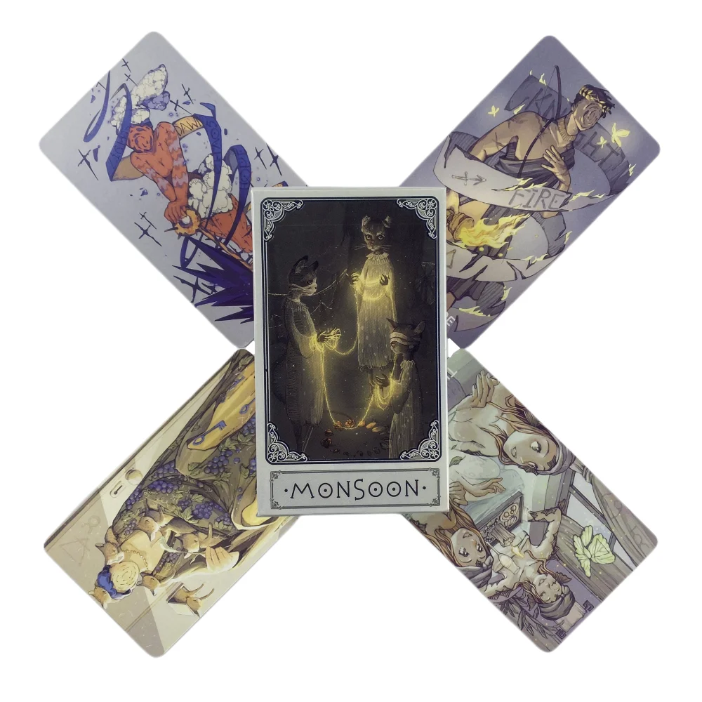 Monsoon Tarot Cards A 78 Deck Oracle English Visions Divination Edition ...