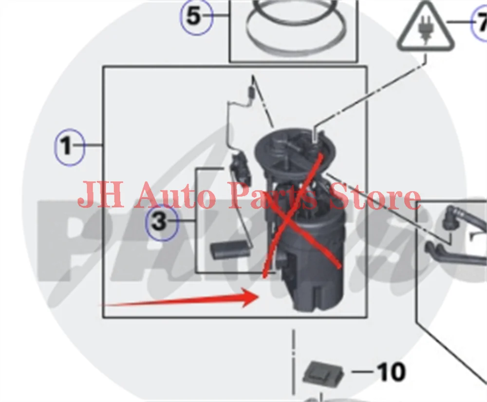 JH-Fuel-Strainer-Filter-For-BMW-X5-X6-E70-E71-35iX-16117207599 ...