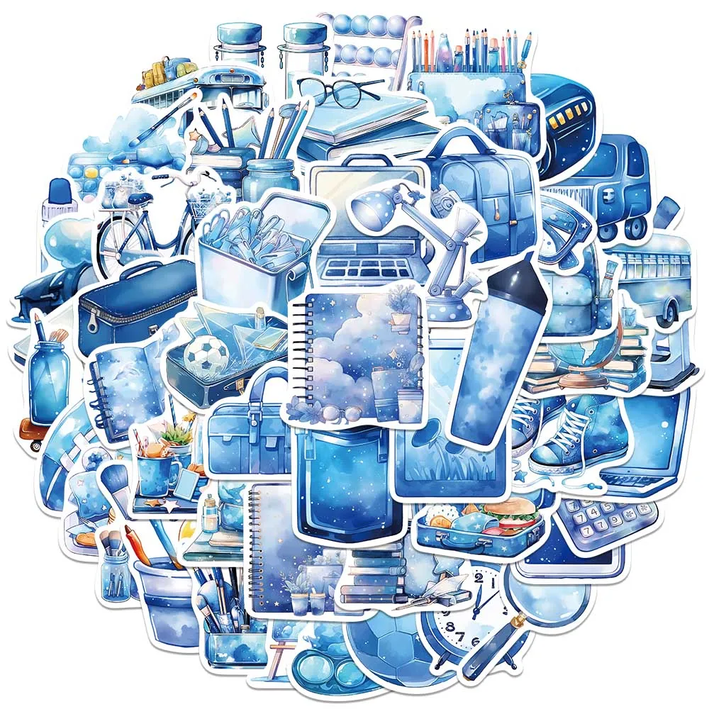 50pcs-Aesthetic-Laptop-Stickers-Ins-Style-Cartoon-Daily-Articles-Vinyl ...