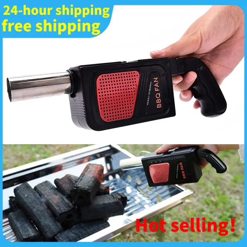 Outdoor-Camping-BBQ-Air-Blower-Portable-Handheld-Electric-Fan-Picnic ...