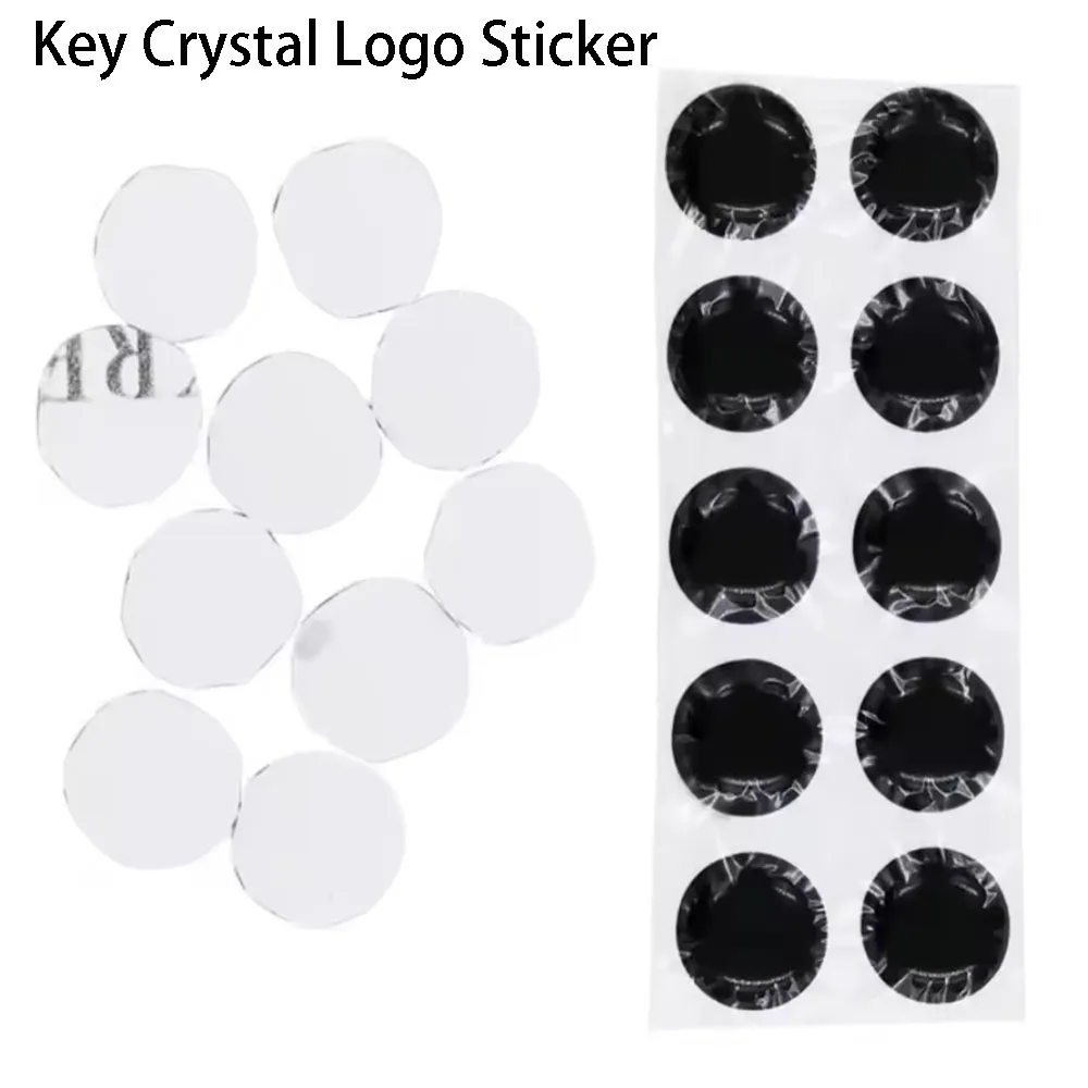 Car Remote Key Crystal Logo Sticker 14MM E-poxy for KEY-DIY KD XHO-RSE ...
