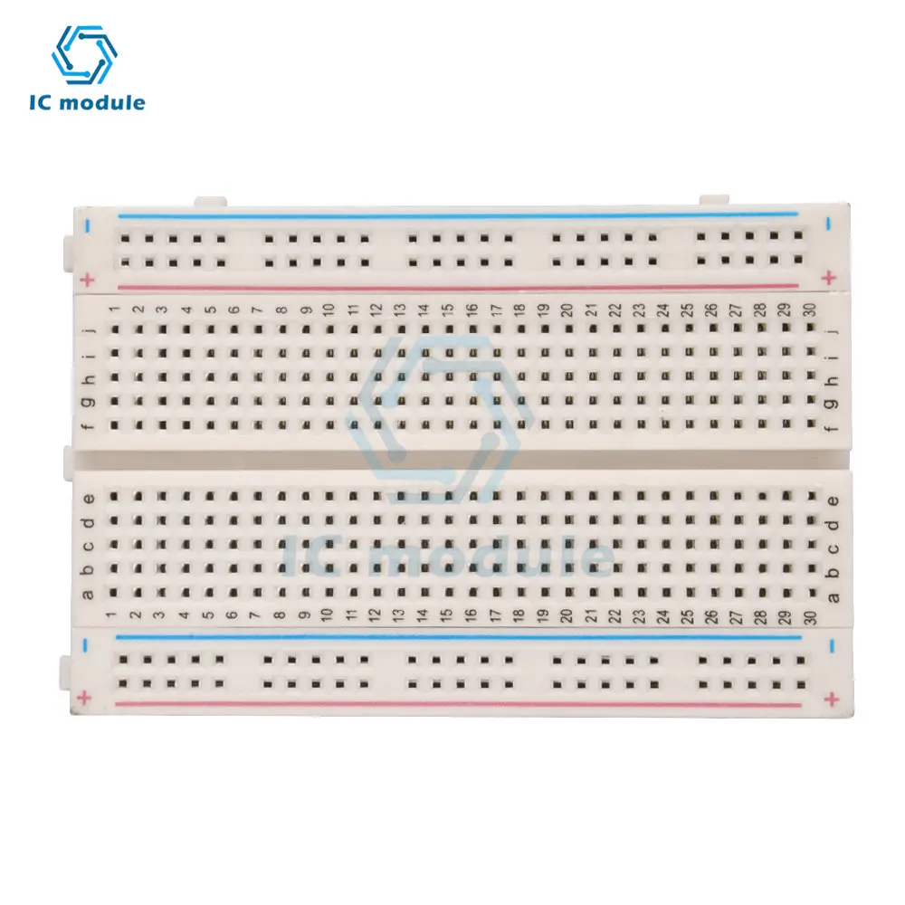 NEW MB 102 MB102 Breadboard 400 830 Point Solderless PCB Bread Board ...