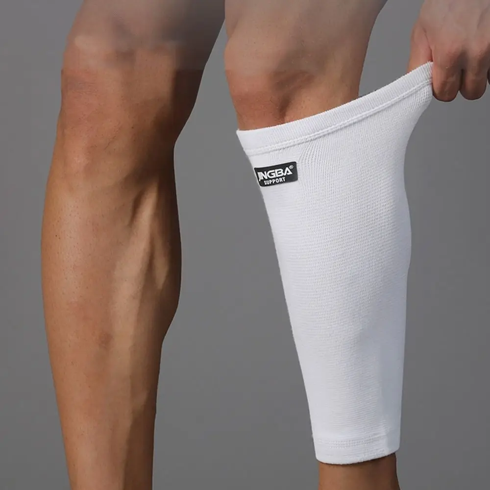White-Calf-Support-Knitting-Shin-Splint-Calf-Protector-Damping ...