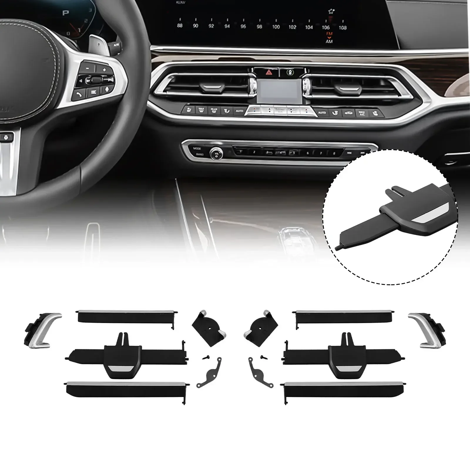 Front-Left-Right-AC-Air-Vent-Grill-Tab-Clip-Vent-Grille-Clips-Repair ...