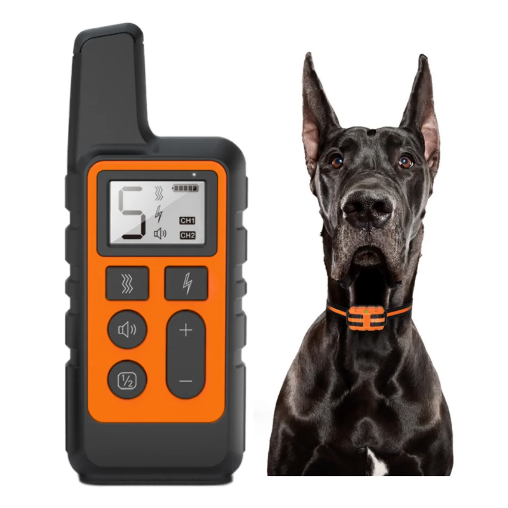 Remote Dog Training Collar Bark Control Device Rechargeable Electric ...