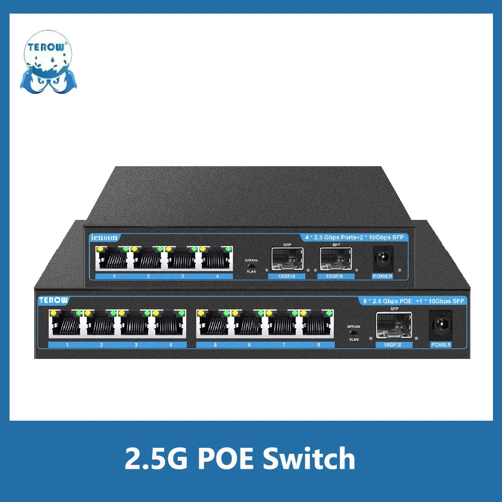 TEROW-2-5G-POE-Switch-2-5g-Network-Ethernet-Switch-4-Port-8-Port ...