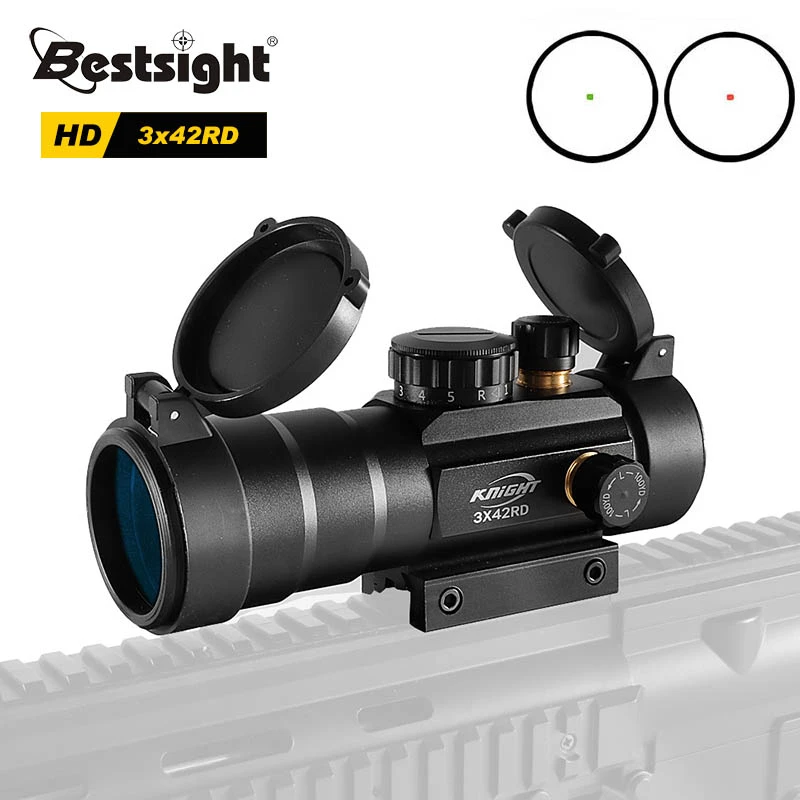 3x42 Green Red Dot Sight Scope 2x40 Red Dot 3x44 Tactical Optics ...