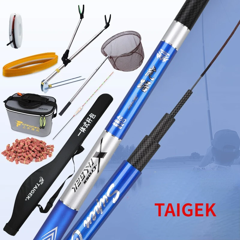 TAIGEK-fishing-rod-ultra-light-ultra-hard-fishing-rod-set-full-set-of ...