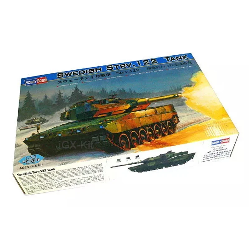 Hobbyboss-82404-1-35-Scale-Swedish-Strv-122-Main-Battle-Tank-Vehicle ...