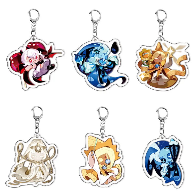 Game Runing Cookies Acrylic Keychain Candy Apple Milk Shadow Pure ...