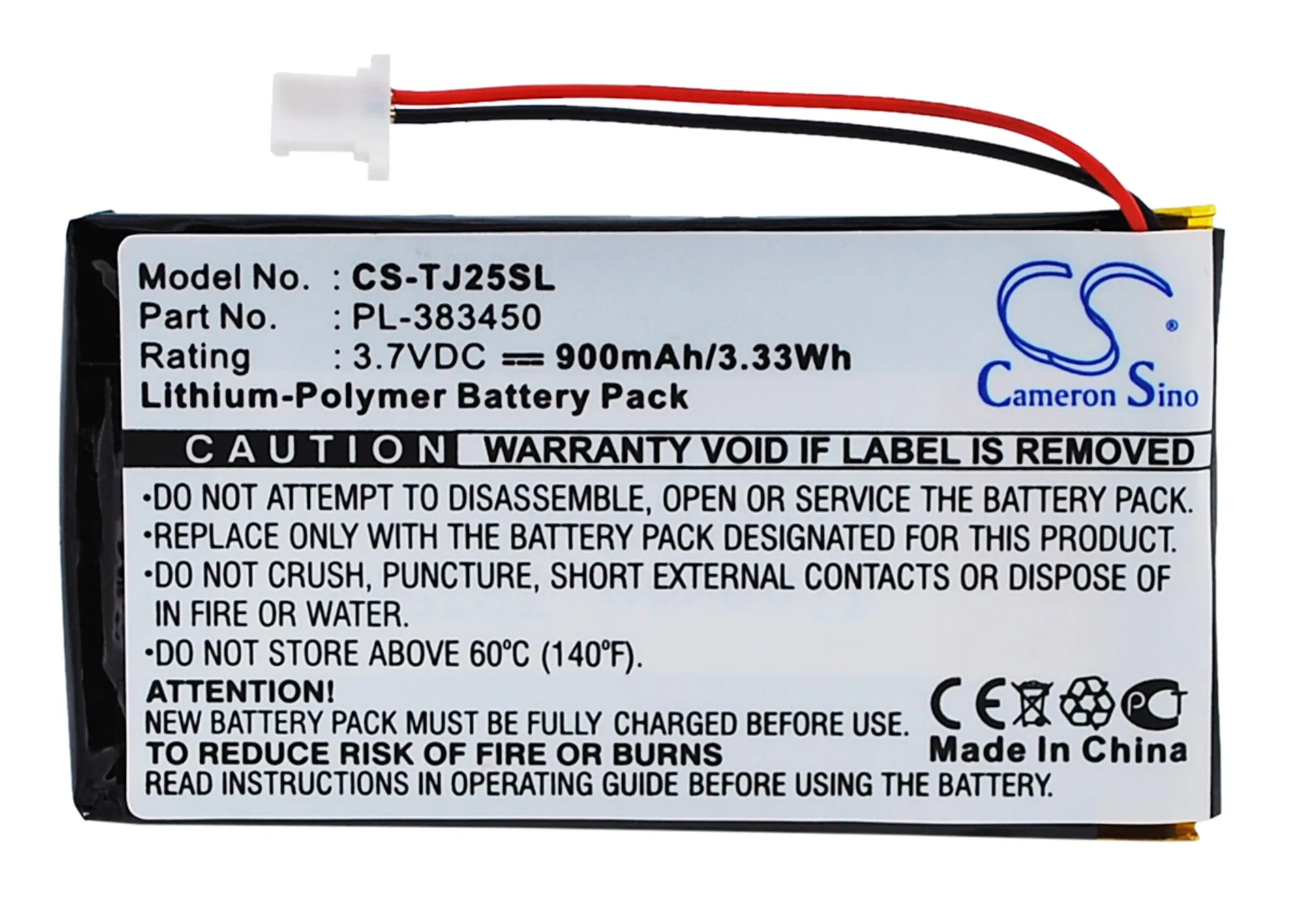 PDA-Pocket-PC-1350mAh-Battery-For-Part-No-Sony-PL-383450-Fit-Model-Sony ...