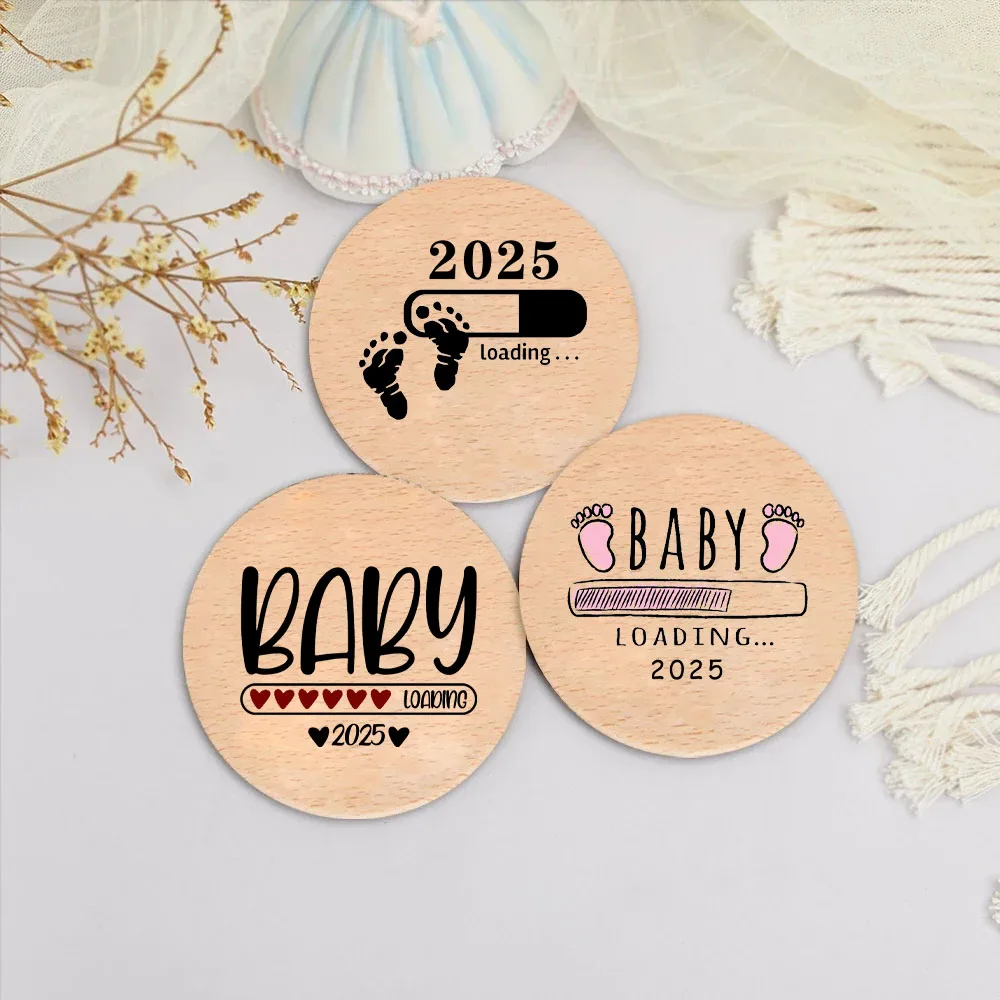 Baby-Loading-2025-Print-Sign-Newbron-Wooden-Coasters-New-Baby-Prop ...