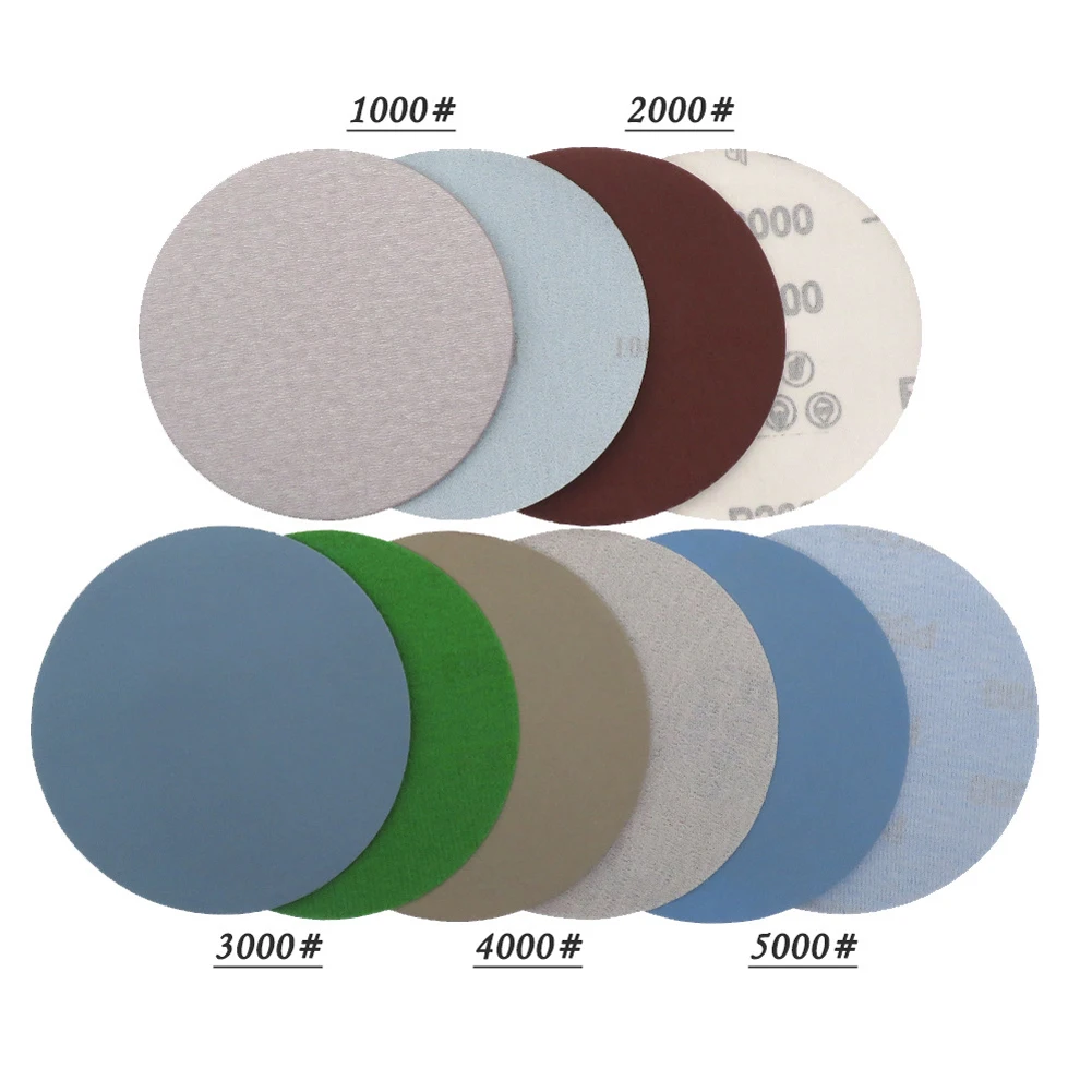 25Pcs-5-Inch-Sandpaper-1000-2000-3000-5000-Grit-Hook-and-Loops-Orbital ...