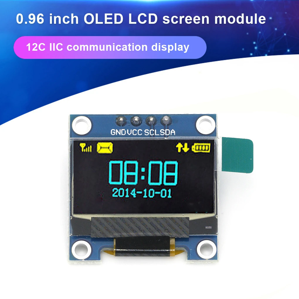 0-96-Inch-128x64-Pixel-7pin-OLED-Screen-Module-I2C-IIC-Port-Digital ...