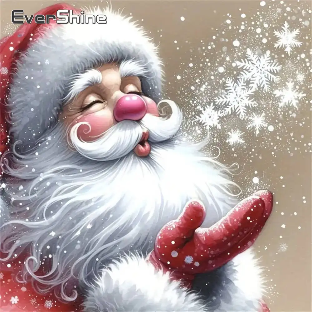 Evershine Diamond Painting Santa Claus New Arrival Mosaic Portrait ...