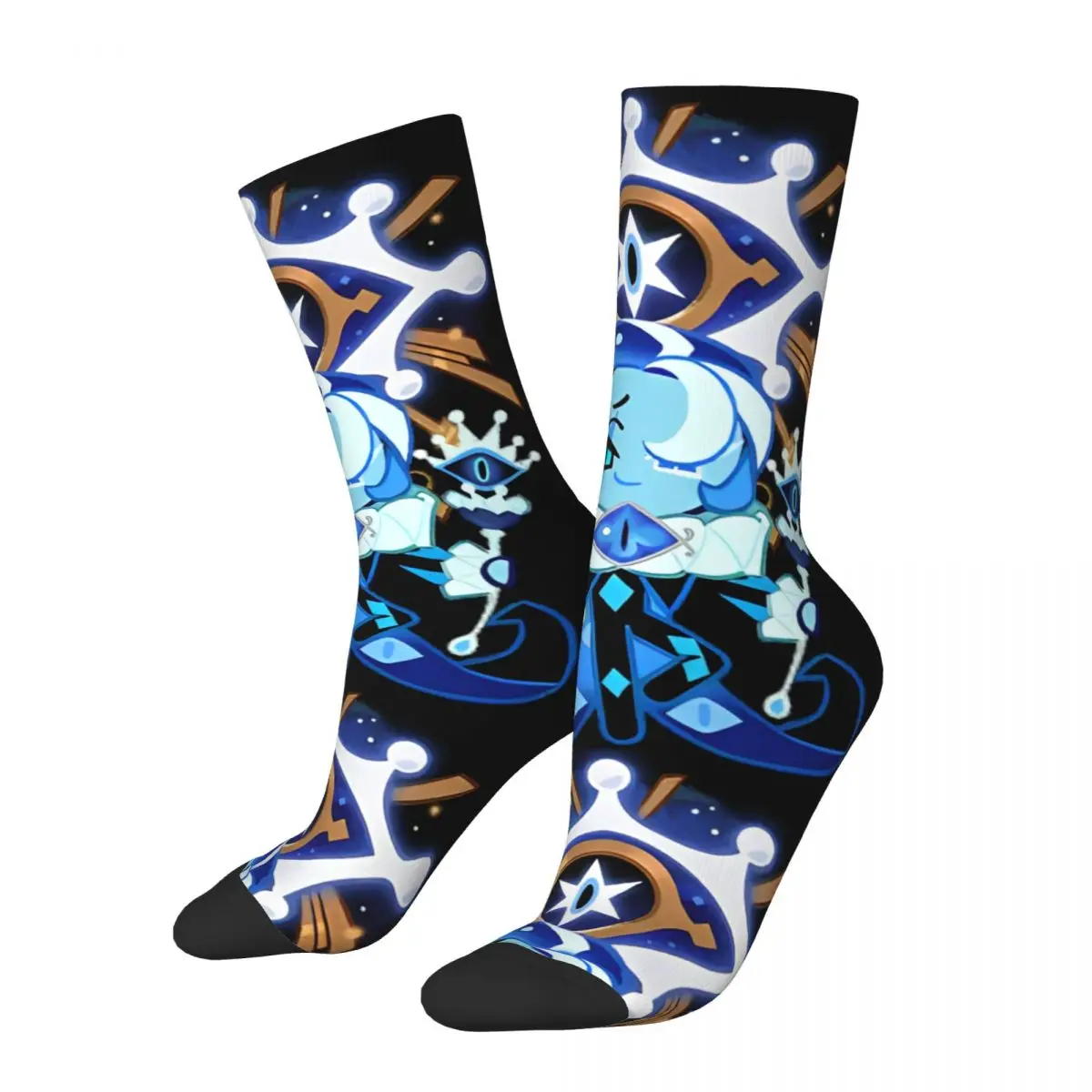 Winter Warm Hip-hop Men's Women's Shadow Milk Cookie Run Kingdom Socks ...