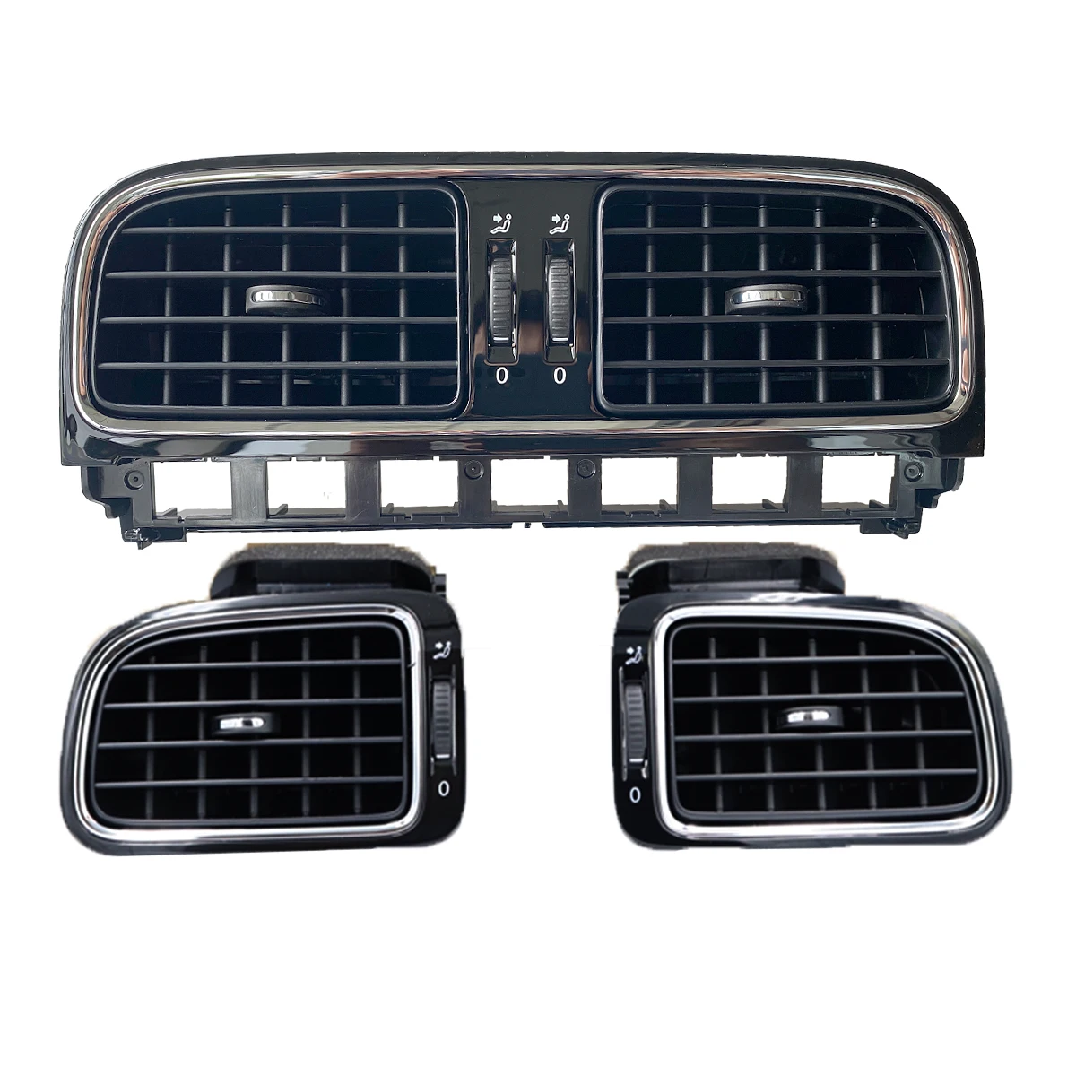 New Glossy Black Front Dashboard AC Air Vent For VW Polo 6R 5 GTI Sedan ...