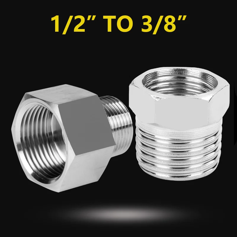 1/2 pipe adapter Reducer Adapter Water Hose Adapter G 1/2 Female to G 3/8 Male Reducer Adapter ...