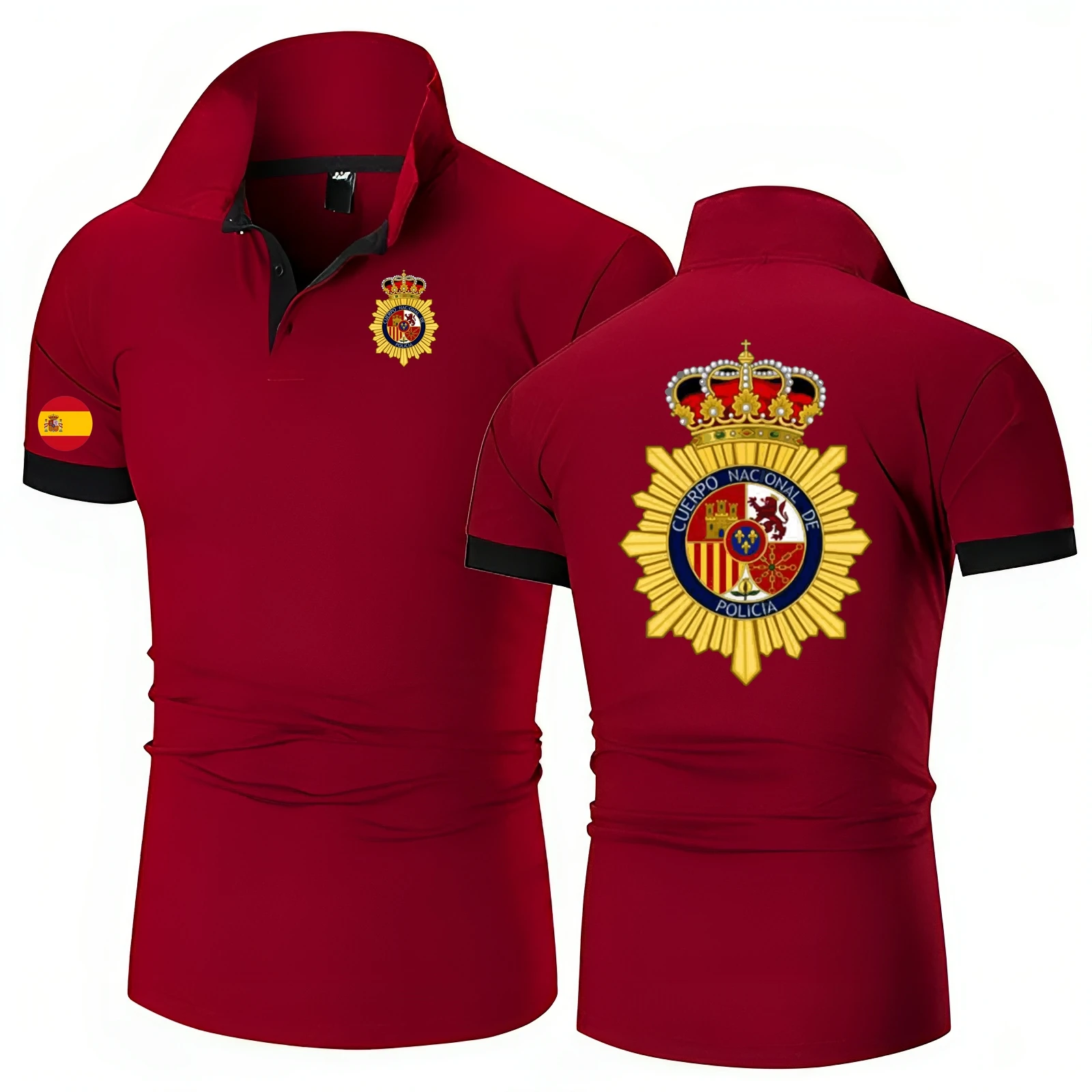 Espana Polices Spain Espana Policiaes National Polo Shirts Cnp Uip Upr ...