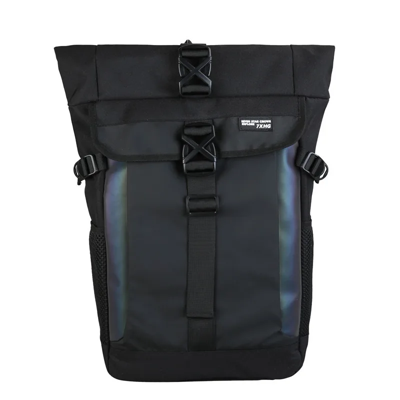 Mochila-reflectante-de-gran-capacidad-para-hombre-morral-de-viaje-impermeable-a-la-moda-para ...