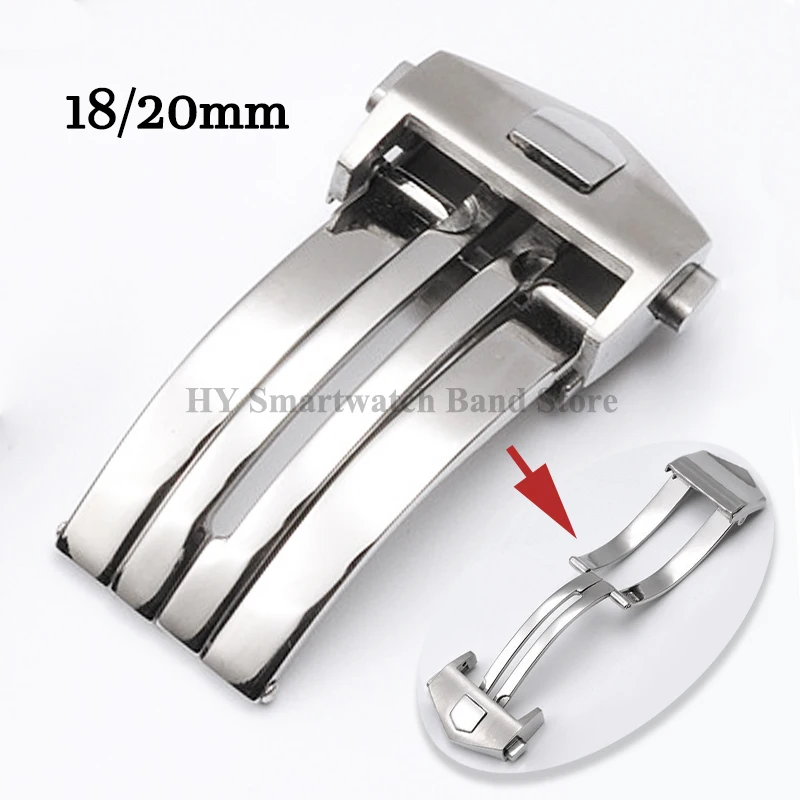 Stainless-Steel-Buckle-for-TAG-HEUER-Series-Leather-Silicone-Strap ...