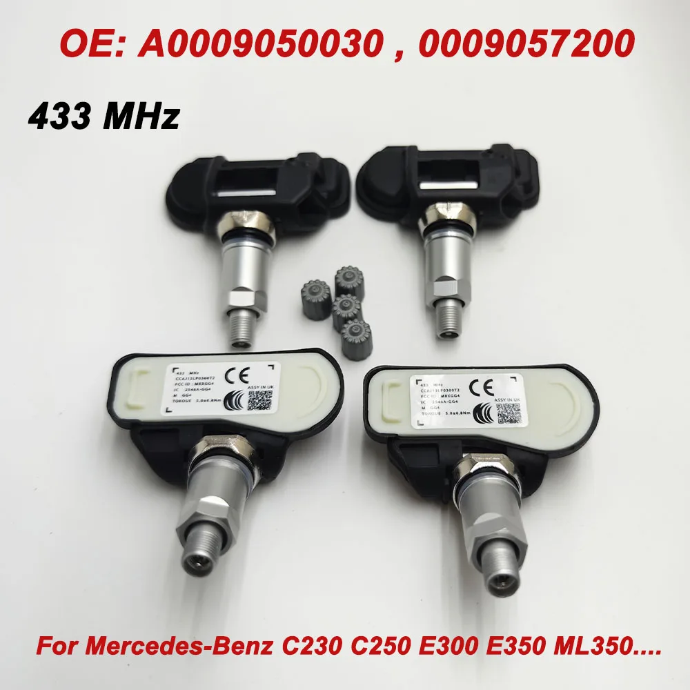 1-4pc-0009050030-A0009050030-0009057200-433MHz-TPMS-Tire-Pressure ...