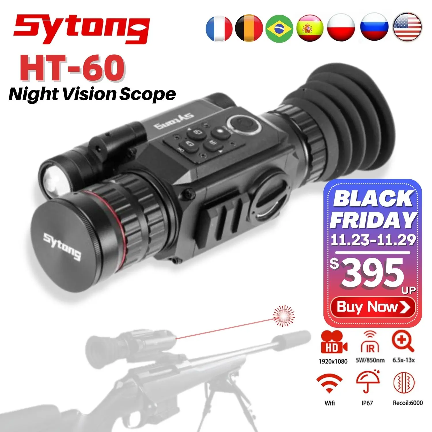 Sytong-HT-60-Infrared-Night-Vision-Rifle-Scope-940nmIR-Digital-Camera ...