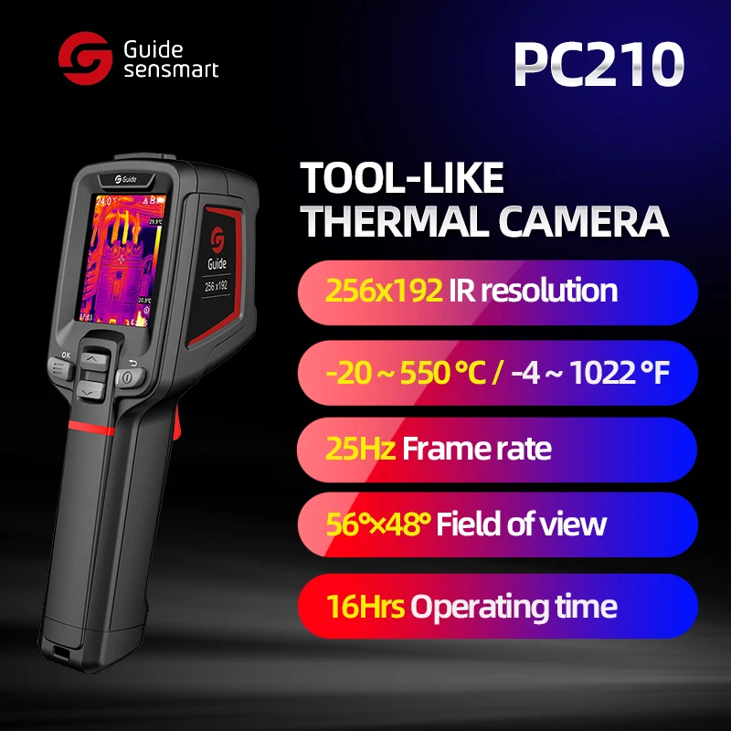 Guide-PC210-Thermal-Camera-256x192-Infrared-Module-Thermal-Imager-PC ...