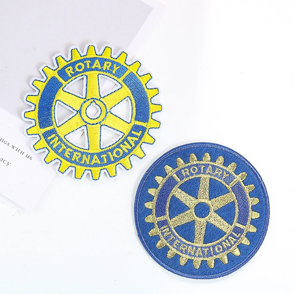 5PCS-Rotary-Club-Embroidery-Patch-Service-Emblem-Badge-International ...