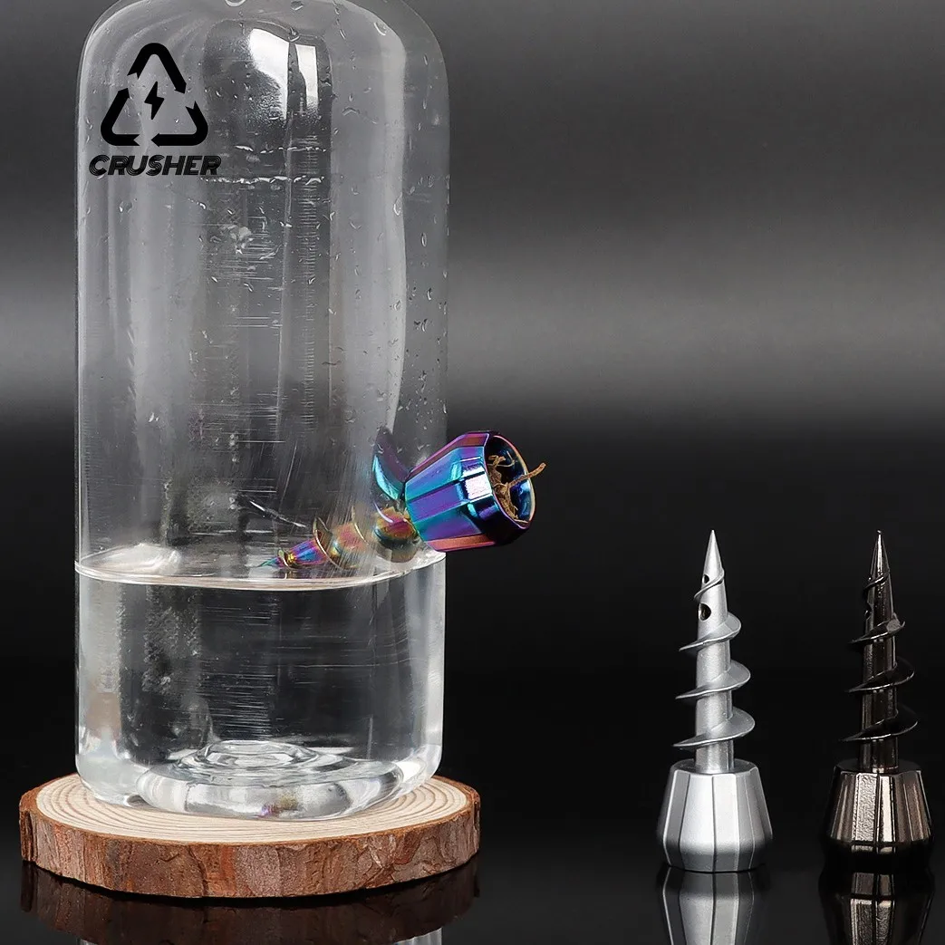 CRUSHER-23mm-Metal-Hookah-Shisha-Head-Spiral-Style-Tobacco-Bowl-Self ...