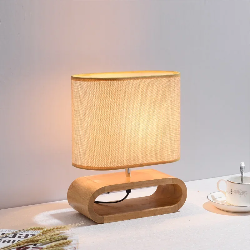 Nordic-Wooden-Table-Lamp-Creative-Modern-Bedroom-Bedside-LED-Light ...