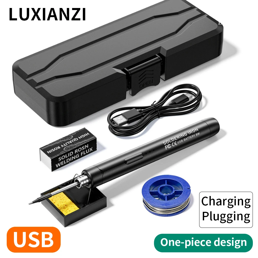 LUXIANZI-Cordless-Electric-Solder-Iron-USB-Weld-Pen-5V-8W-Rechargeable ...