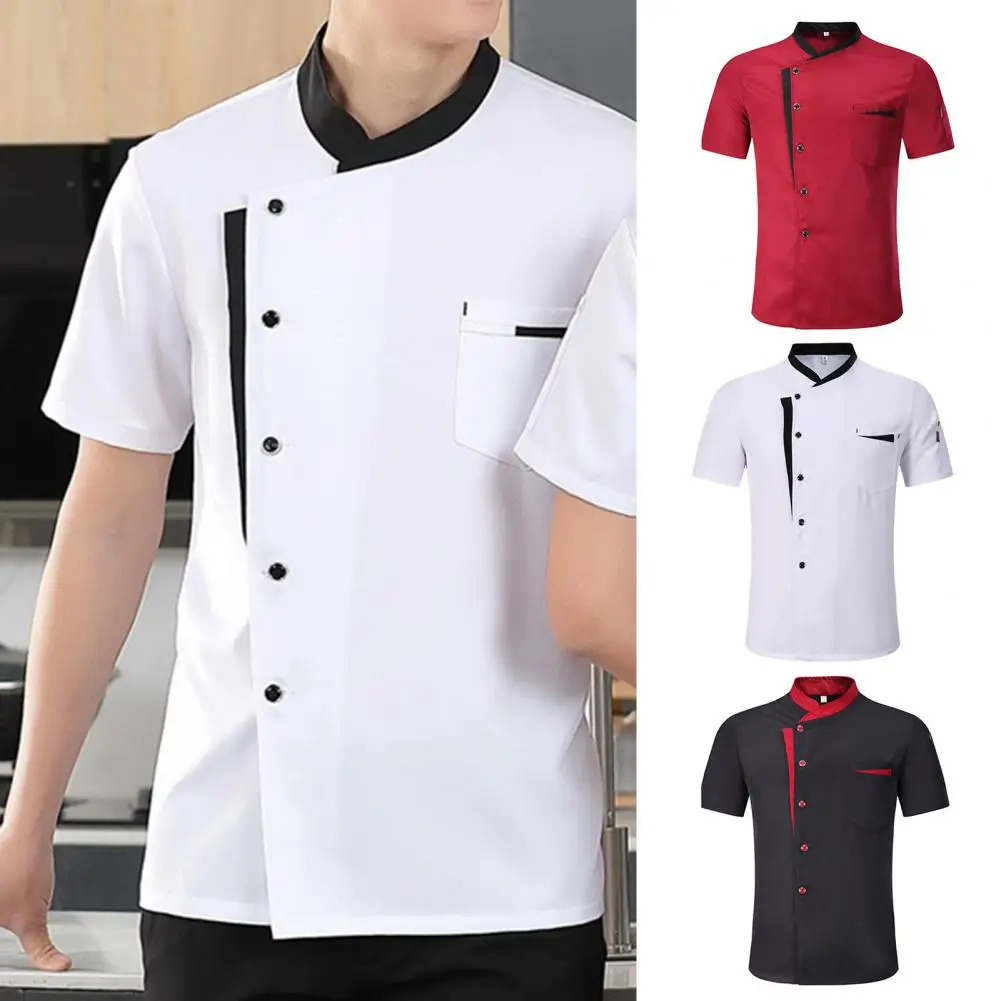Breathable-Chef-Suit-Professional-Chef-Uniform-Set-with-Hat-Apron-Shirt ...