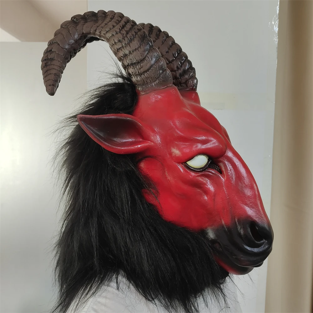 Satanic Goat Head Mask