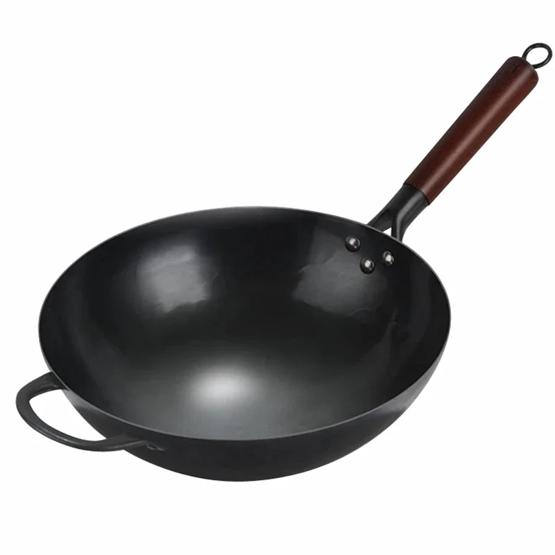 Chinese-Frying-pan-old-style-manual-forging-iron-pan-non-stick-no ...