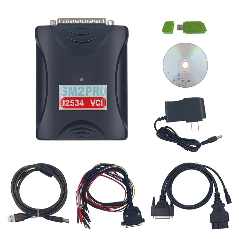 Newes SM2 PRO J2534 VCI PCM ECU Programador de Dados Read & Write V1.20 ...