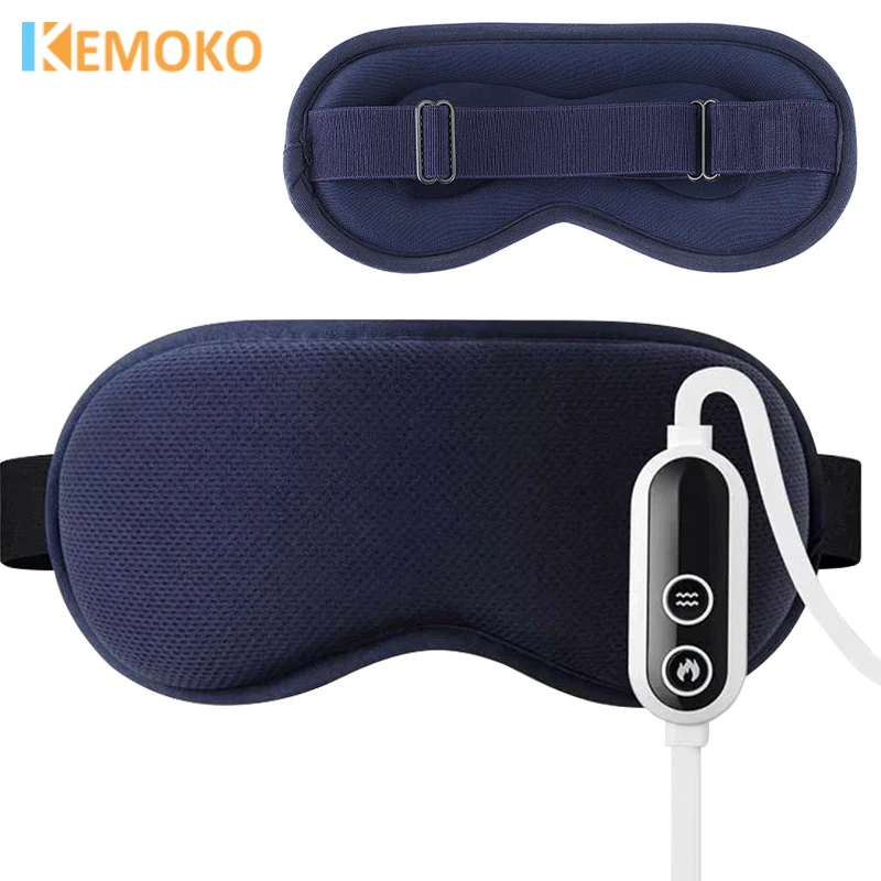 Electric Vibration Eye Massager Hot Compress Sleeping Eyes Mask ...
