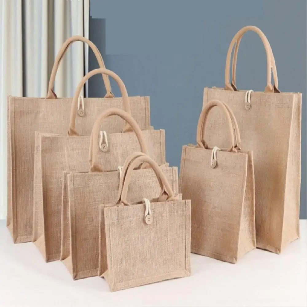 Burlap-Jute-Tote-Bag-Vintage-Reusable-Grocery-Shopping-Wedding-Birthday ...
