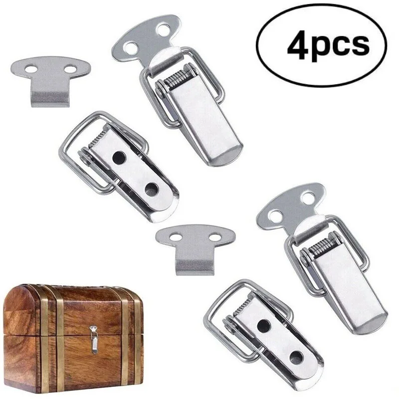 4Pcs-Mini-Spring-Loaded-Buckle-Latch-Spring-Toggle-Latch-Toolbox-Latch ...