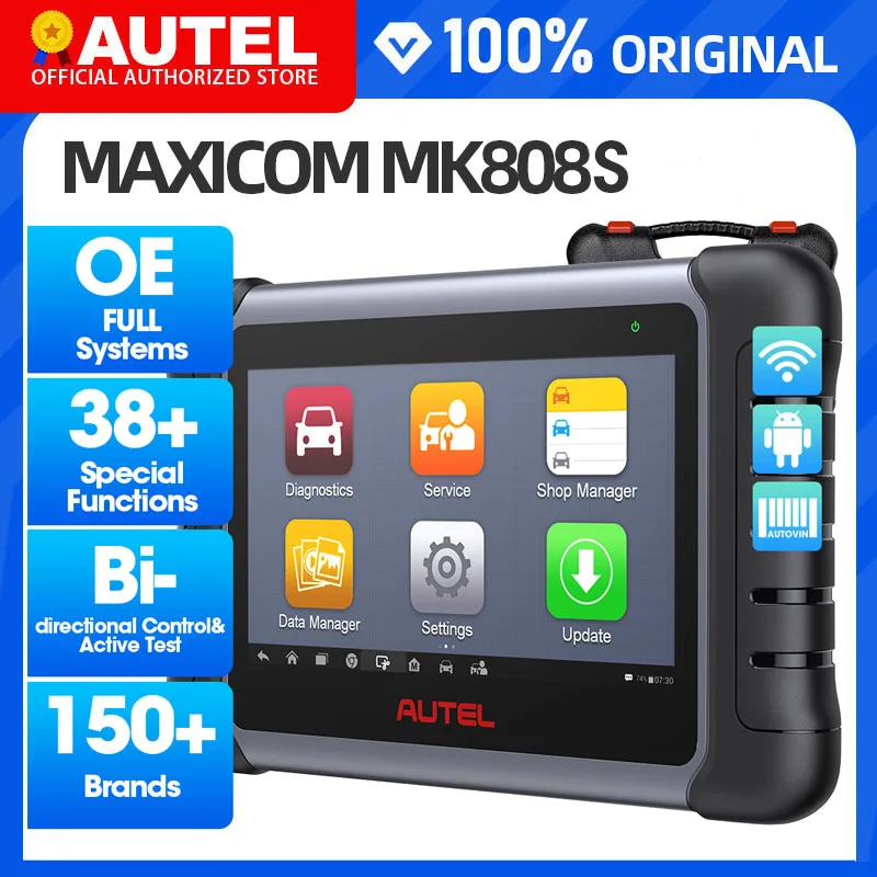 Nieuwste Autel Mk 808S Pro Obd2 Scanner Bi Directionele Diagnostische ...