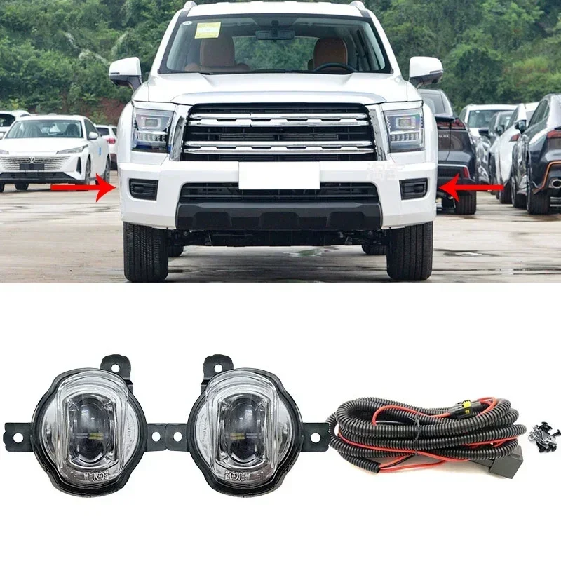 Left Right Fog Light Fog Lamp Assembly Daytime Running Light Modified ...