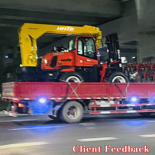 China Manufacture 4WD 5 Ton All Rough Terrian Forklifts, Factory Price ...