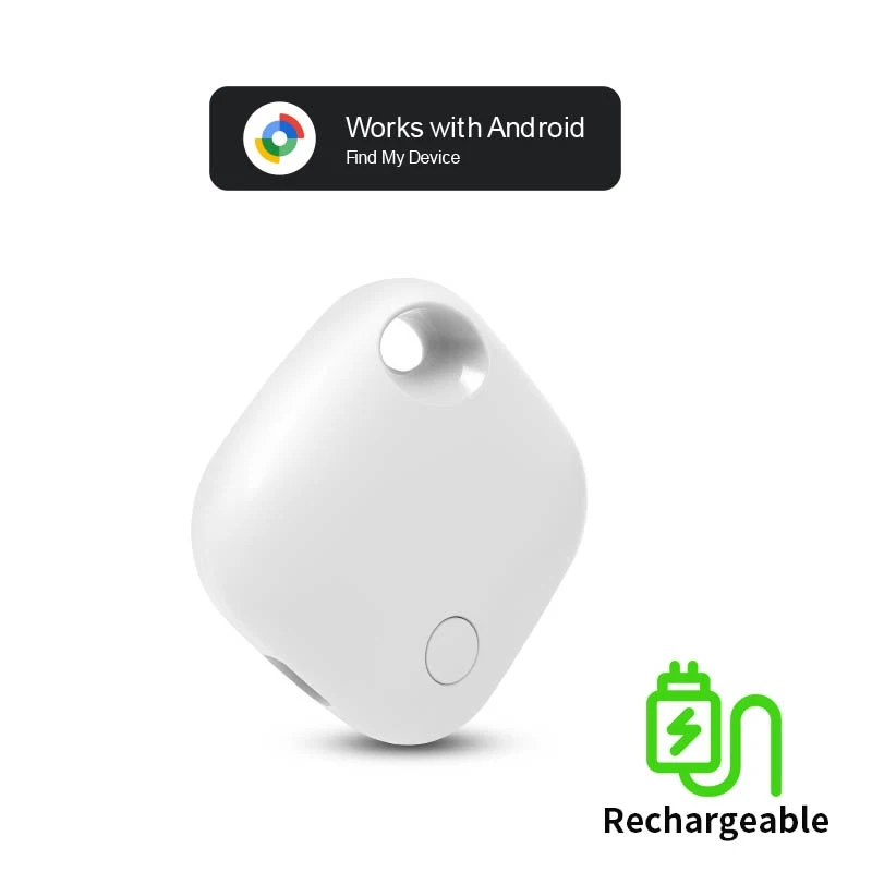 Recharageable Bluetooth GPS Tracker Key Finder Pet Locator Work With ...