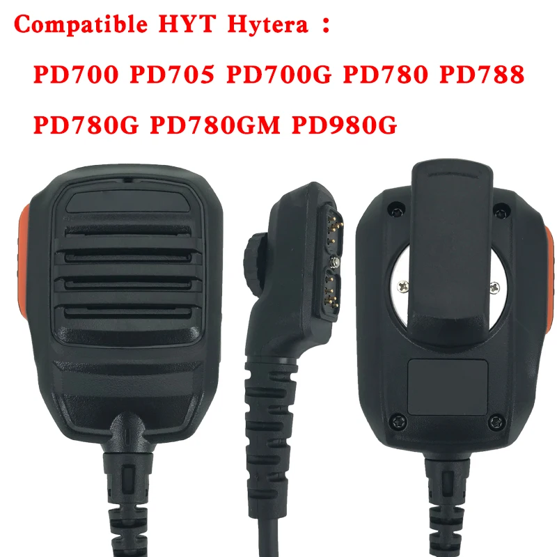 New-CB-Radio-PTT-Handheld-Mic-Microphone-for-Hytera-HYT-PD700-PD702 ...