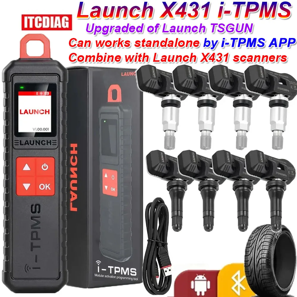 Launch-X431-i-TPMS-Tire-Pressure-Detector-Upgraded-of-TSGUN-Can-works ...