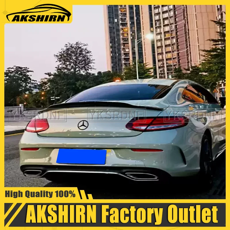 C-Class-W205-Carbon-Fiber-Rear-Roof-Spoiler-For-Mercedes-Benz-W205 ...
