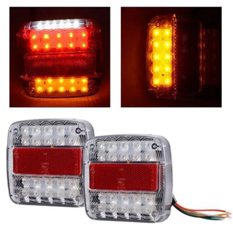 1Pcs-12V-26-LED-Tail-Light-Brake-Stop-Lamp-Taillight-Rear-Reverse-Light ...