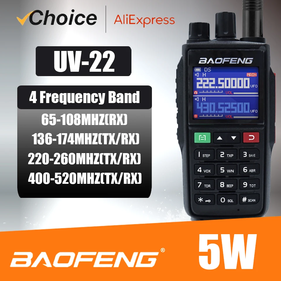 Baofeng-Official-Store-UV-22-Walkie-Talkie-Long-Range-USB-Type-C-High ...