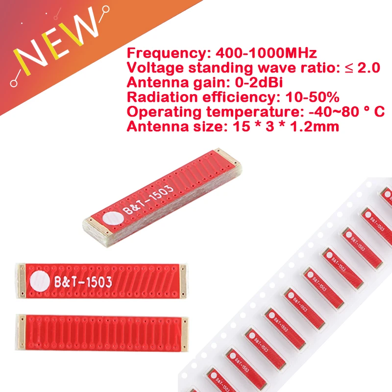 10Pcs-5pcs-BAT-ANT2-T1503-400-1000MHz-0-2dBi-Gain-4335MHz-8685MHz ...