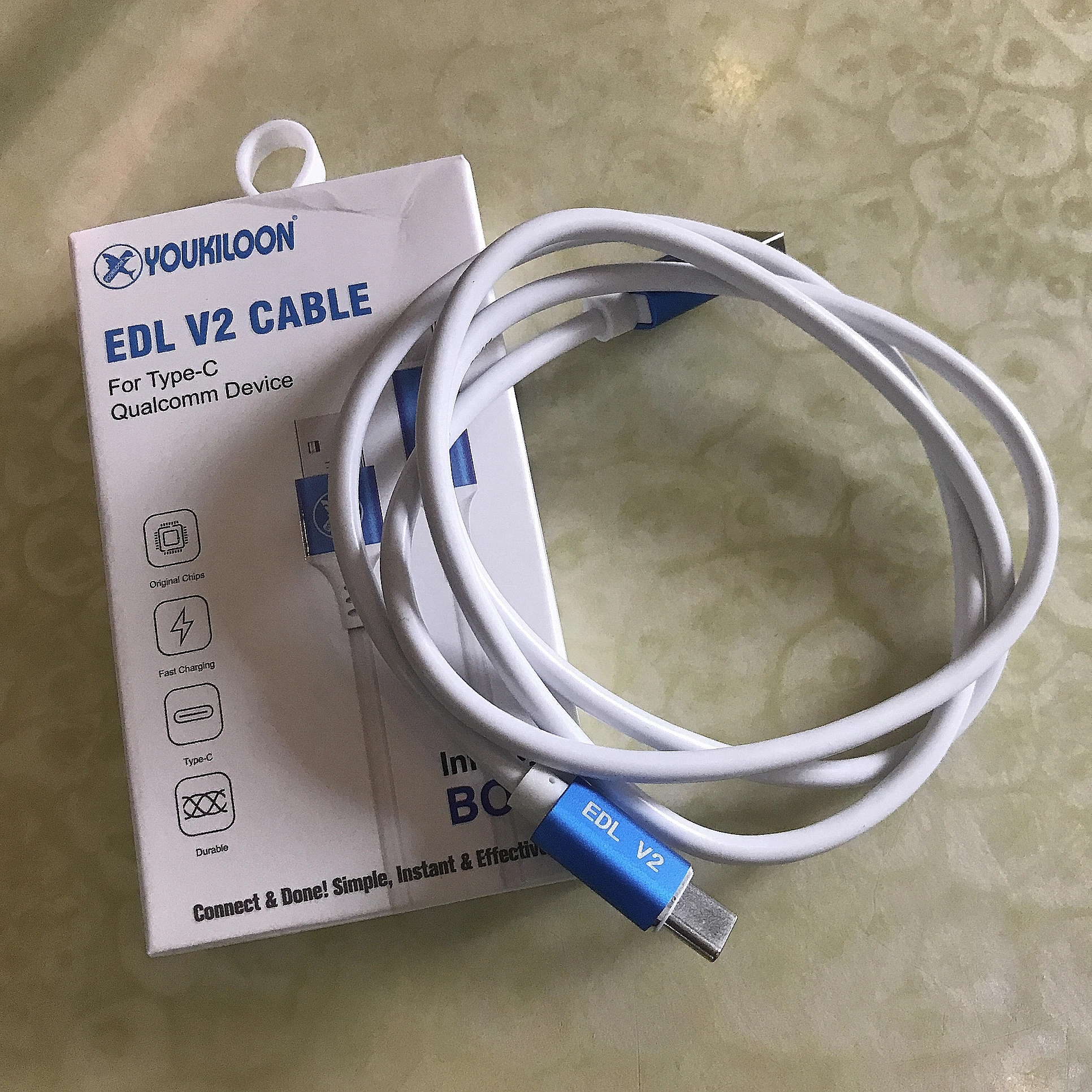 Cable EDL V2 Original 2026 para Dispositivos Qualcomm Tipo C ...